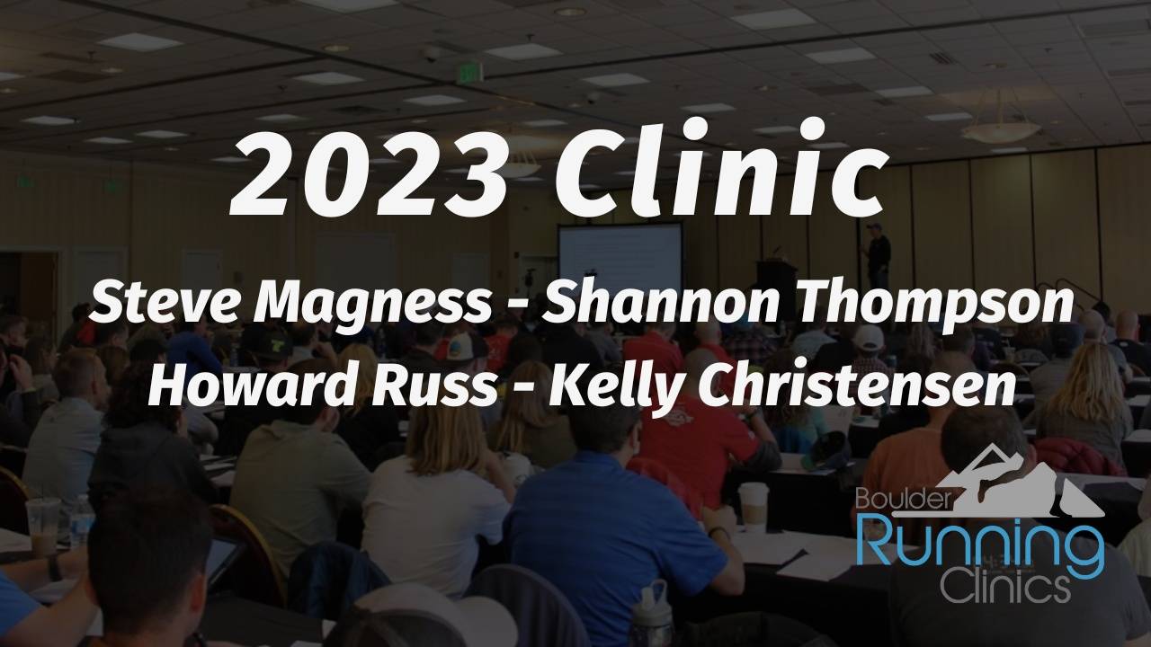 2023 Boulder Running Clinics