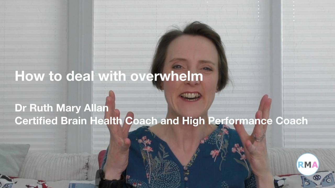 How to deal with overwhelm - five steps to take back control