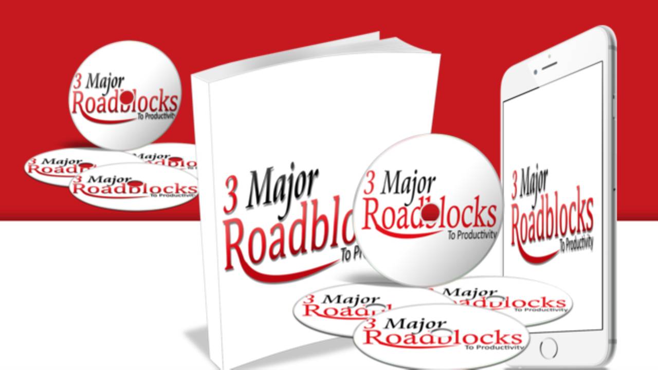 Be More Productive By Overcoming These 3 Major Obstacles!