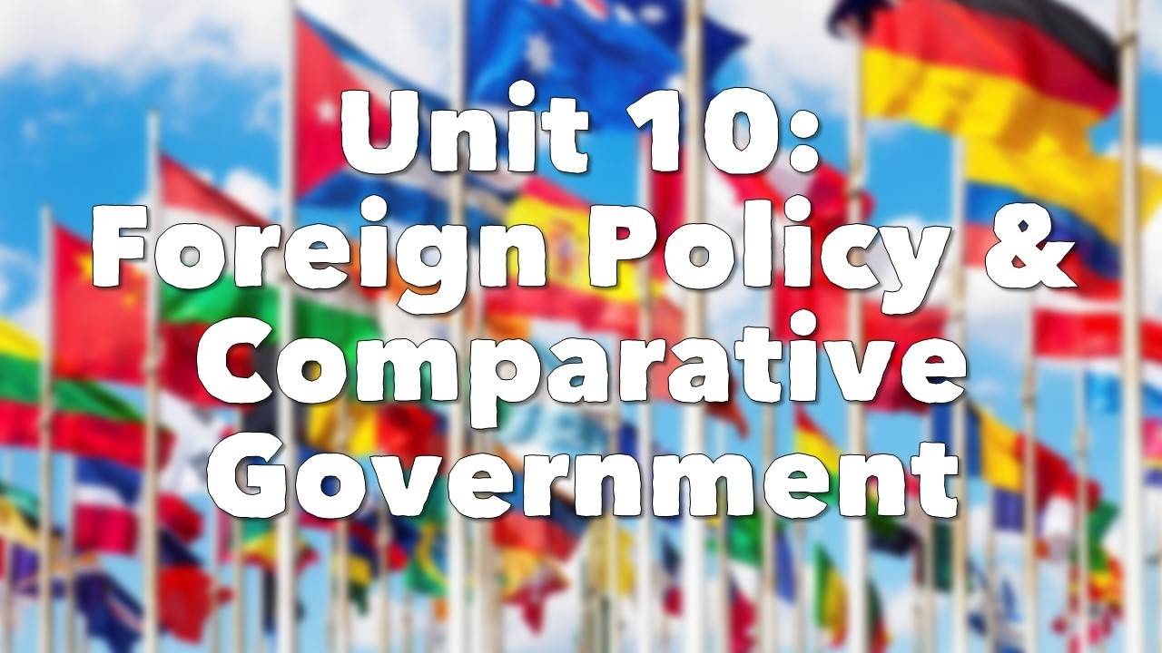 Unit 10: Foreign Policy and Comparative Government