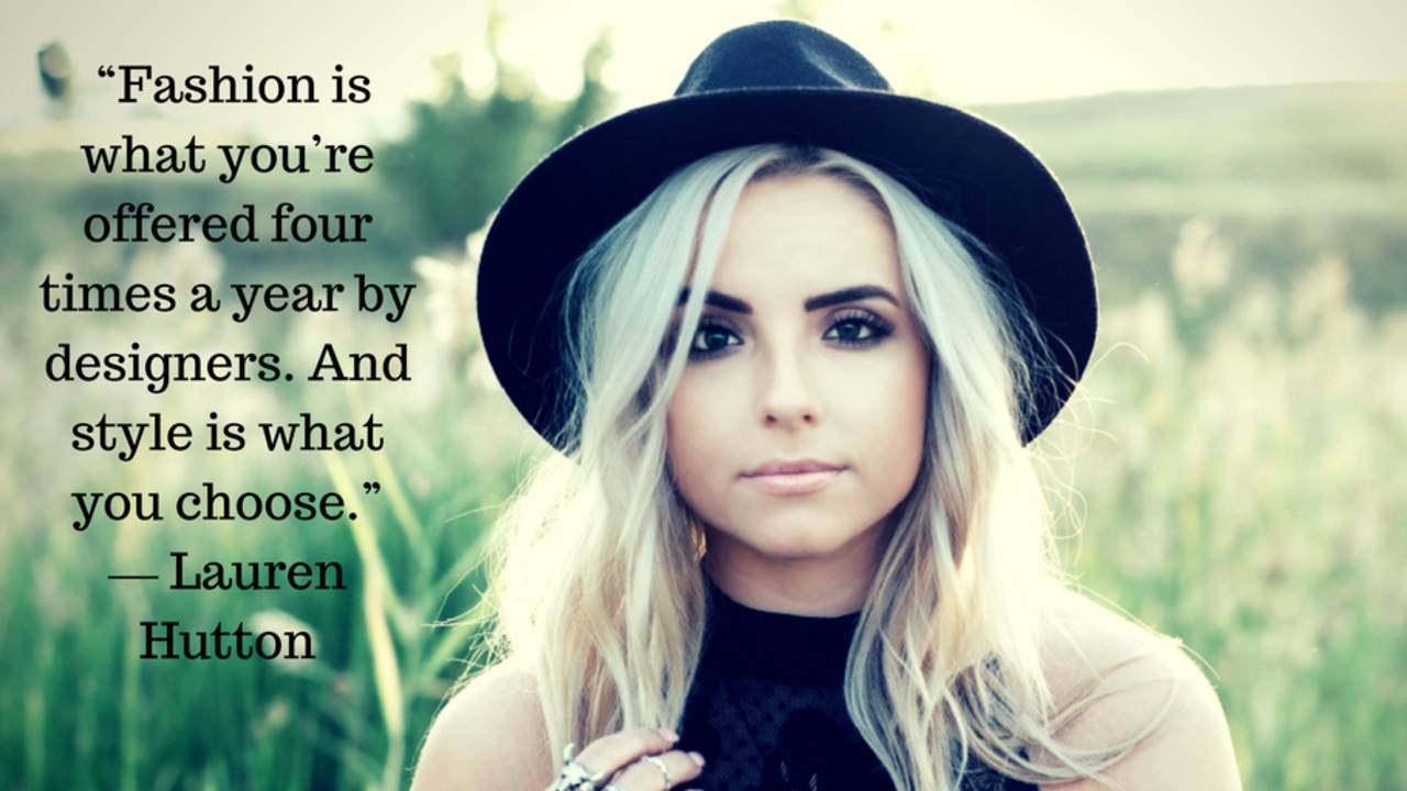 30 Inspiring Fashion Quotes