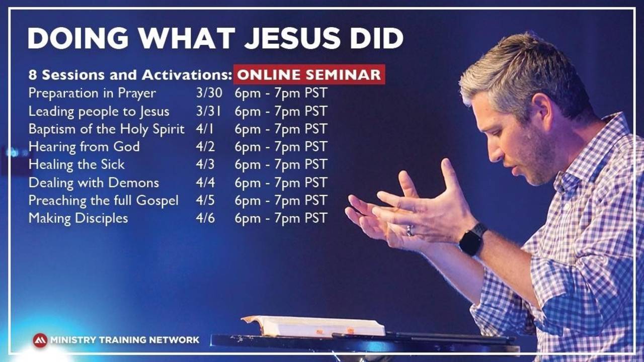 Doing What Jesus Did Seminar Online