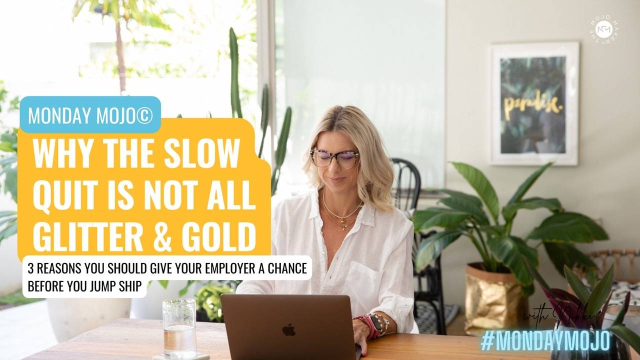 Why the slow quit is not all glitter & gold