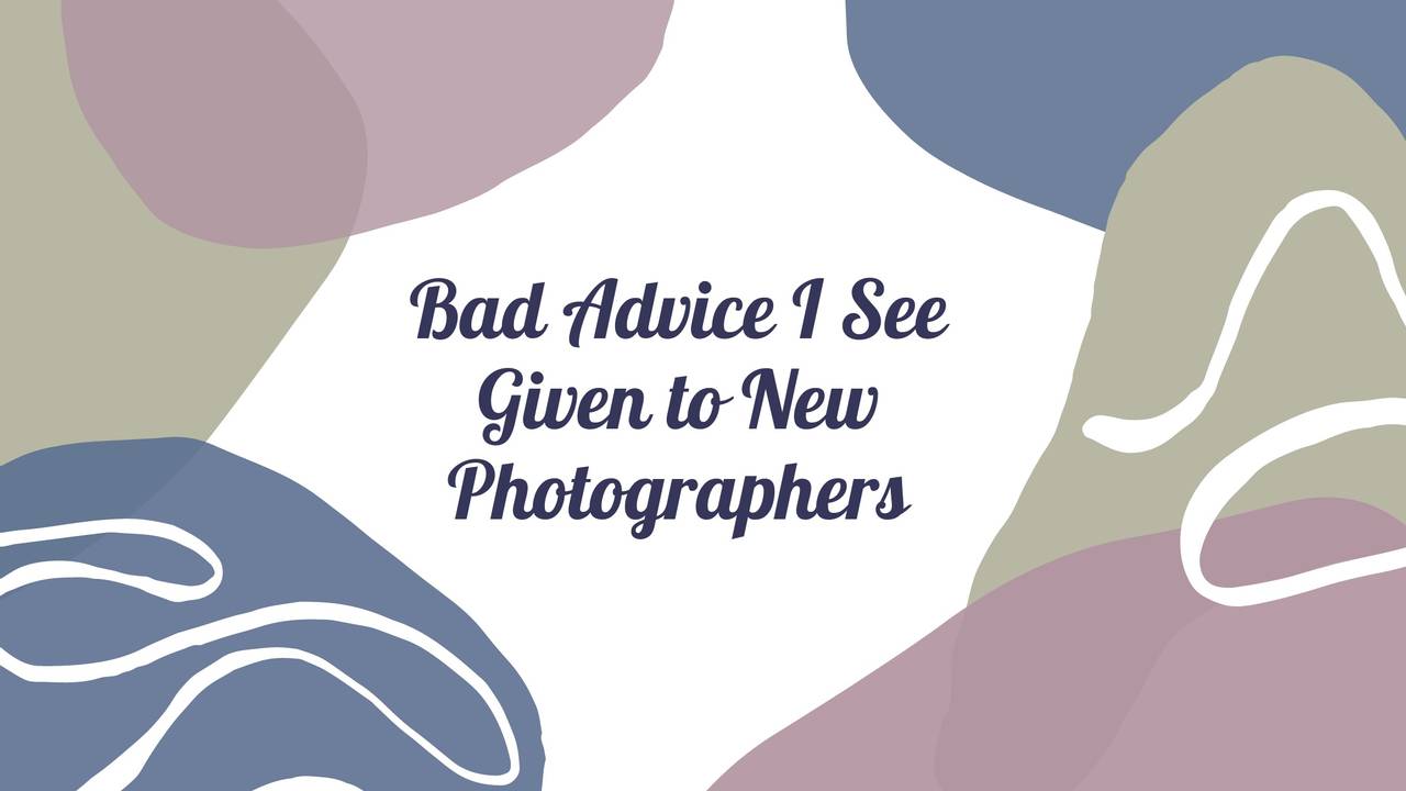 Really bad advice given to photographers who want to build a business