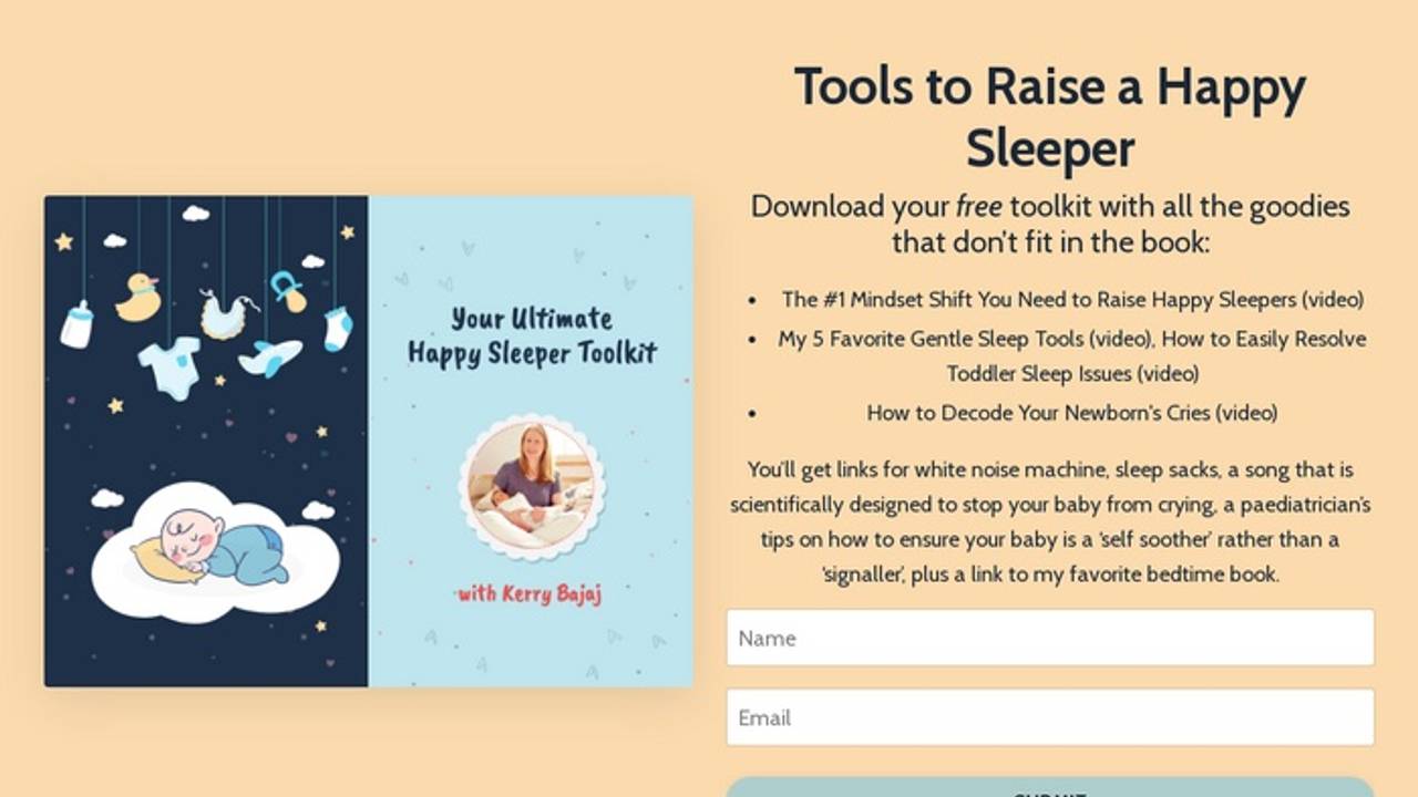 Tools to Raise a Happy Sleeper