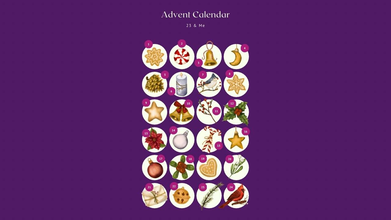 Introducing 23 & Me Advent Calendar 2022