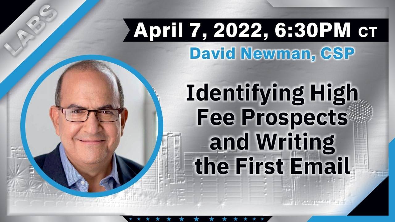 NSA-NT April 7th Lab Workshop with David Newman, CSP