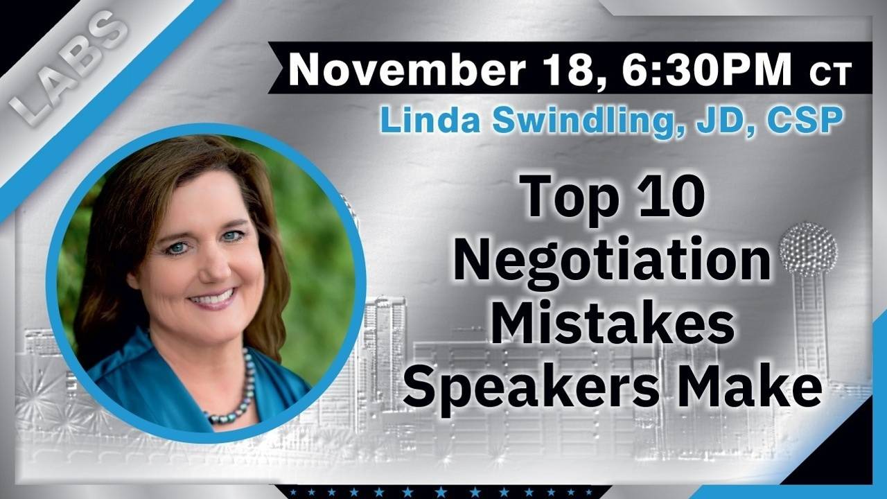 NSA-NT November 18 Lab Workshop with Linda Swindling, JD, CSP