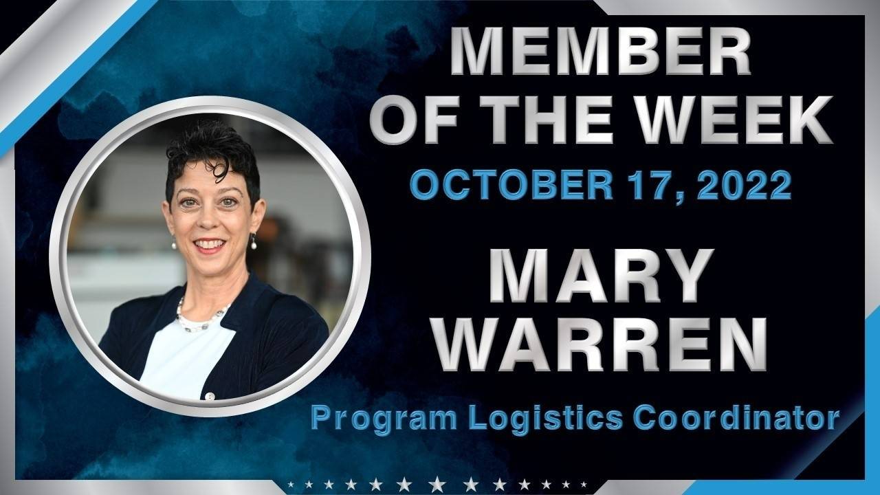 NSA-North Texas Member of the Week for October 17th Mary Warren