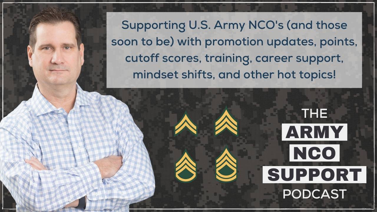 Your Army NCO Career Podcast