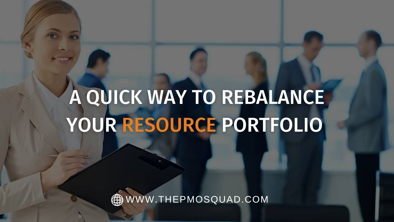 A Quick Way to Rebalance Your Resource Portfolio