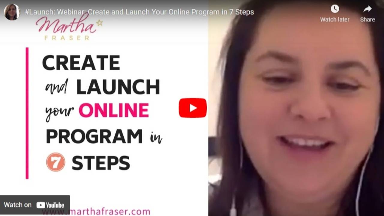 Create and Launch Your Online Program in 7 Steps