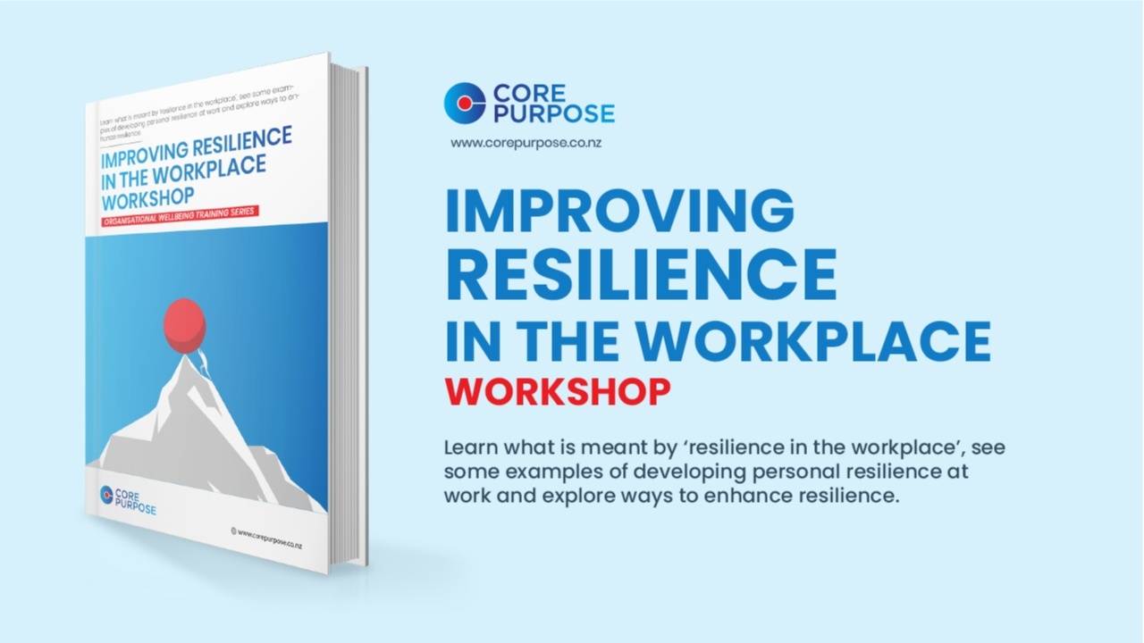 Workshop Improving Resilience In The Workplace
