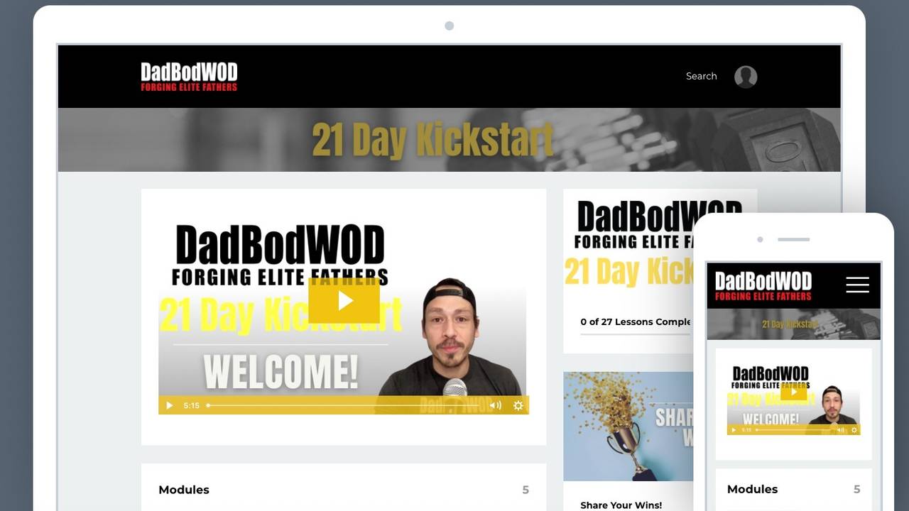 Dad Bod WOD Forging Elite Fathers | Workouts for Dads by Kevin Torres