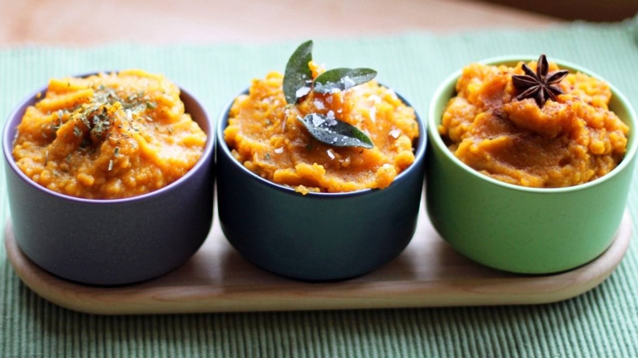 Mashed Winter Squash 3 Ways