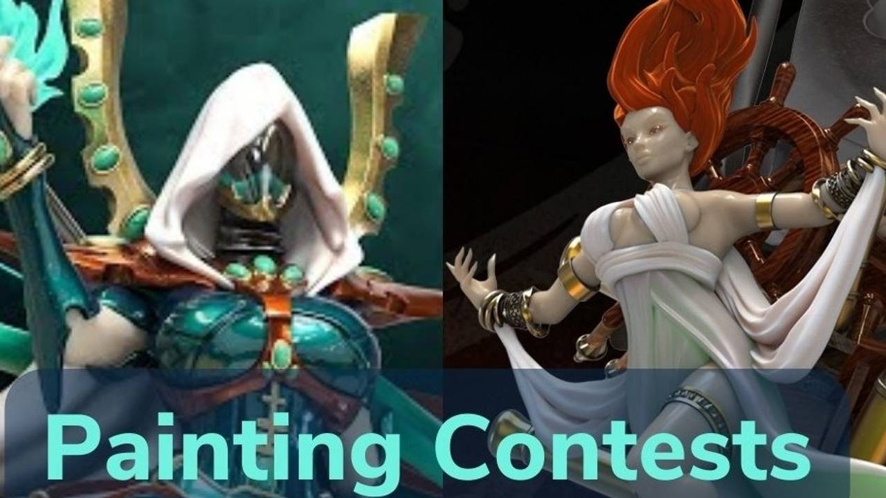 AUGUST 2022: TWO Painting Contests! 3D Print, Paint, Photograph and ...