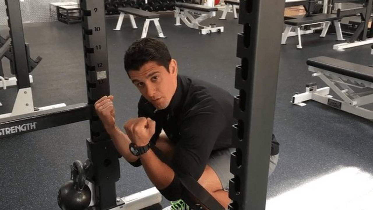 Strength for BJJ : Banded Zercher Good Morning strength