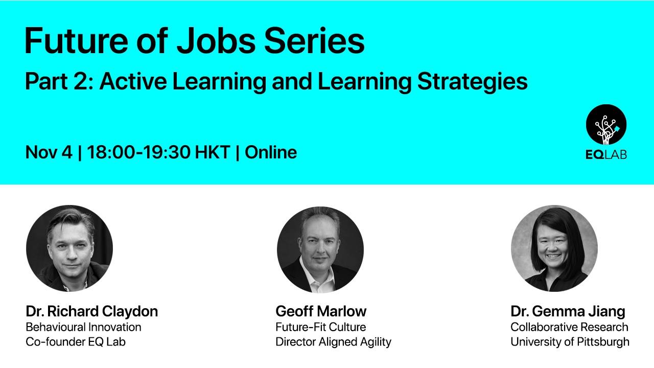 The future of Jobs - Part 2: Active Learning and Learning Strategies