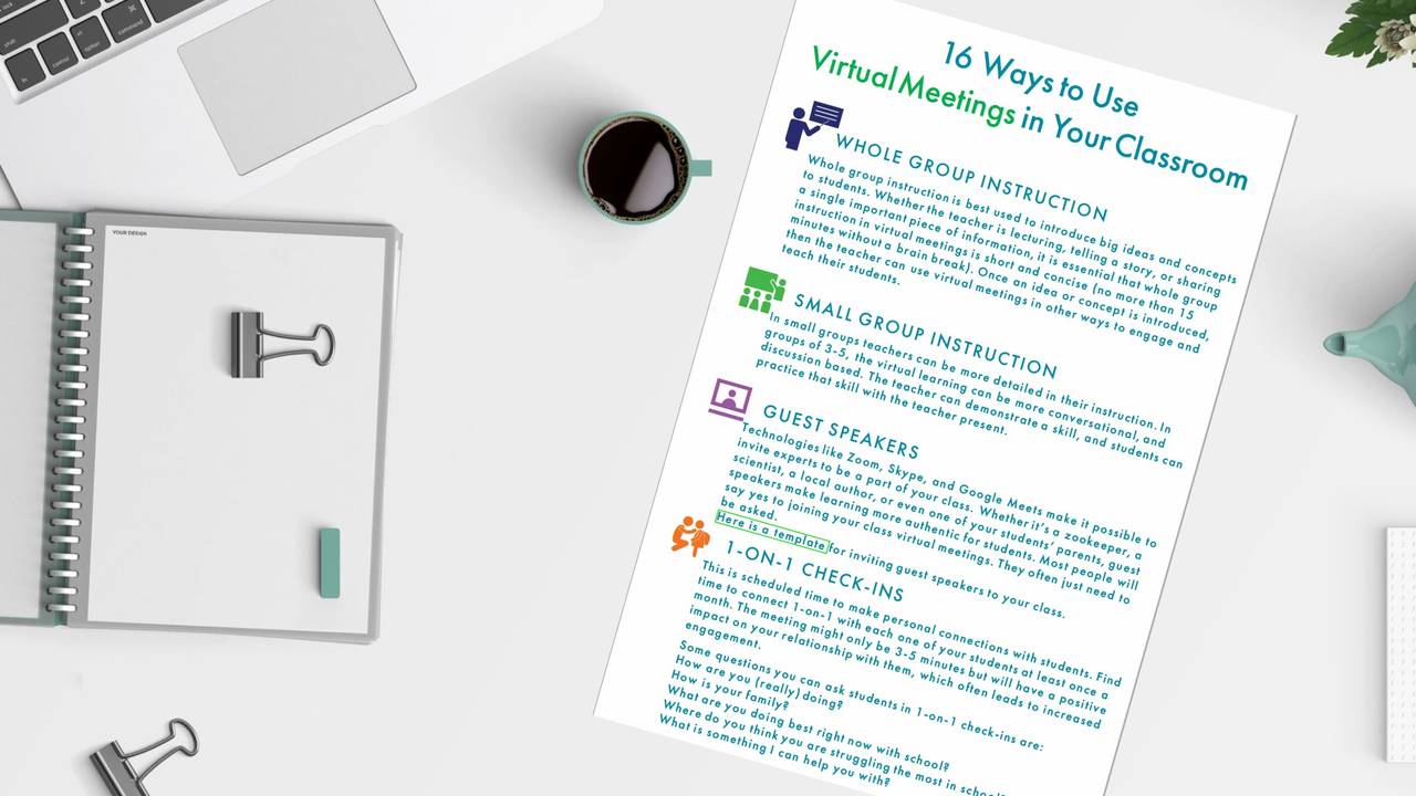 16 Ways to Use Virtual Meetings in Your Classroom