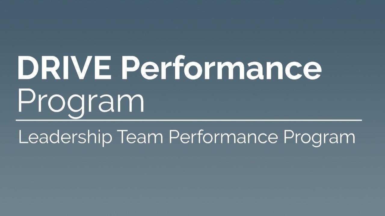 DRIVE Performance Program