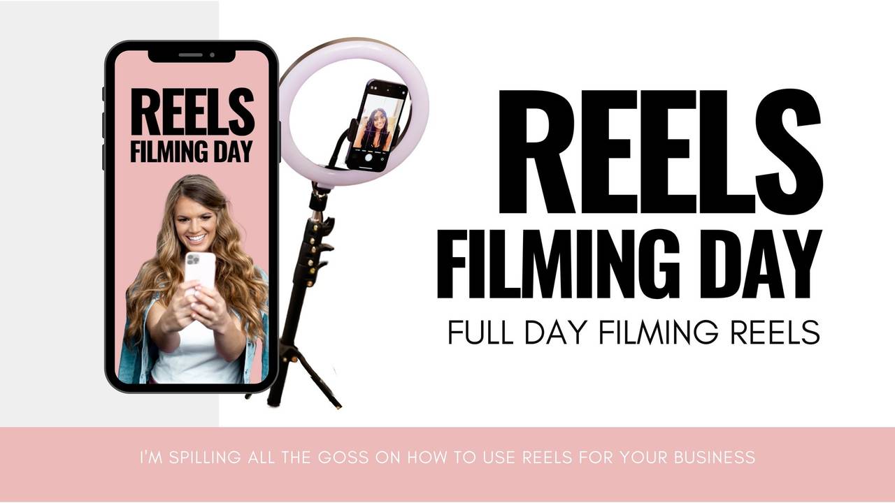 Reels Filming Day For Business Owners Social Media Marketing