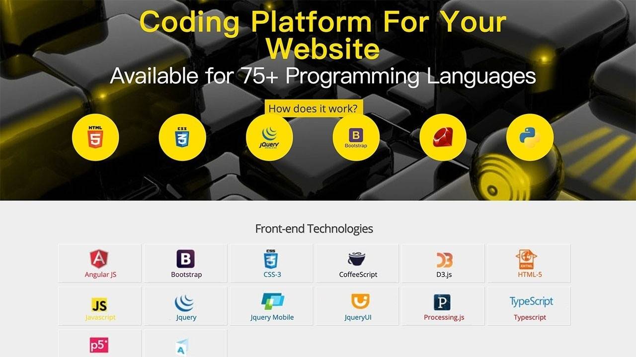 Coding Ground 線上程式開發服務