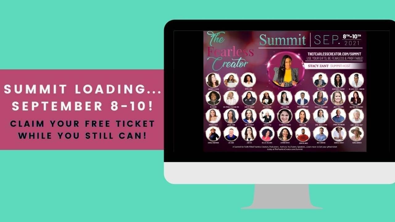The Fearless Creator Summit FB Registration Page