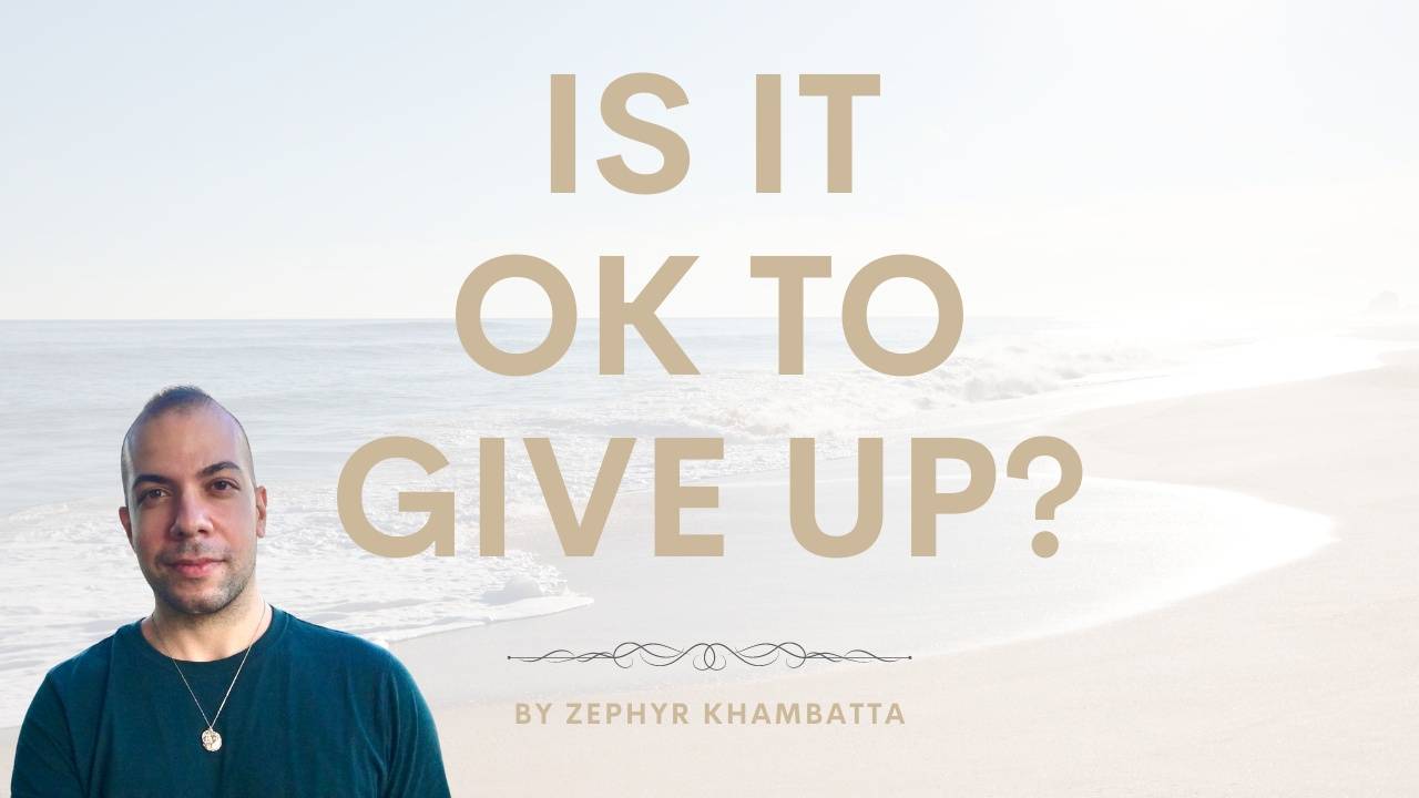 Is It Ok To Give Up? How Slow Or Fast Is The Right Speed To Progress?