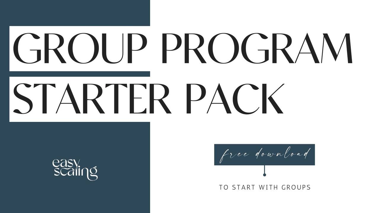 Group Program Starter Pack