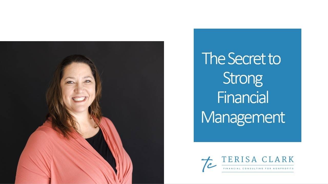 The Secret to Strong Financial Management
