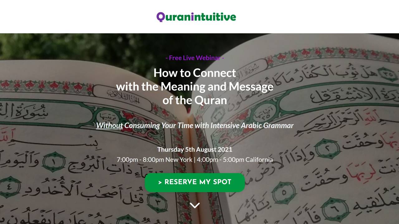Live Quran Intuitive