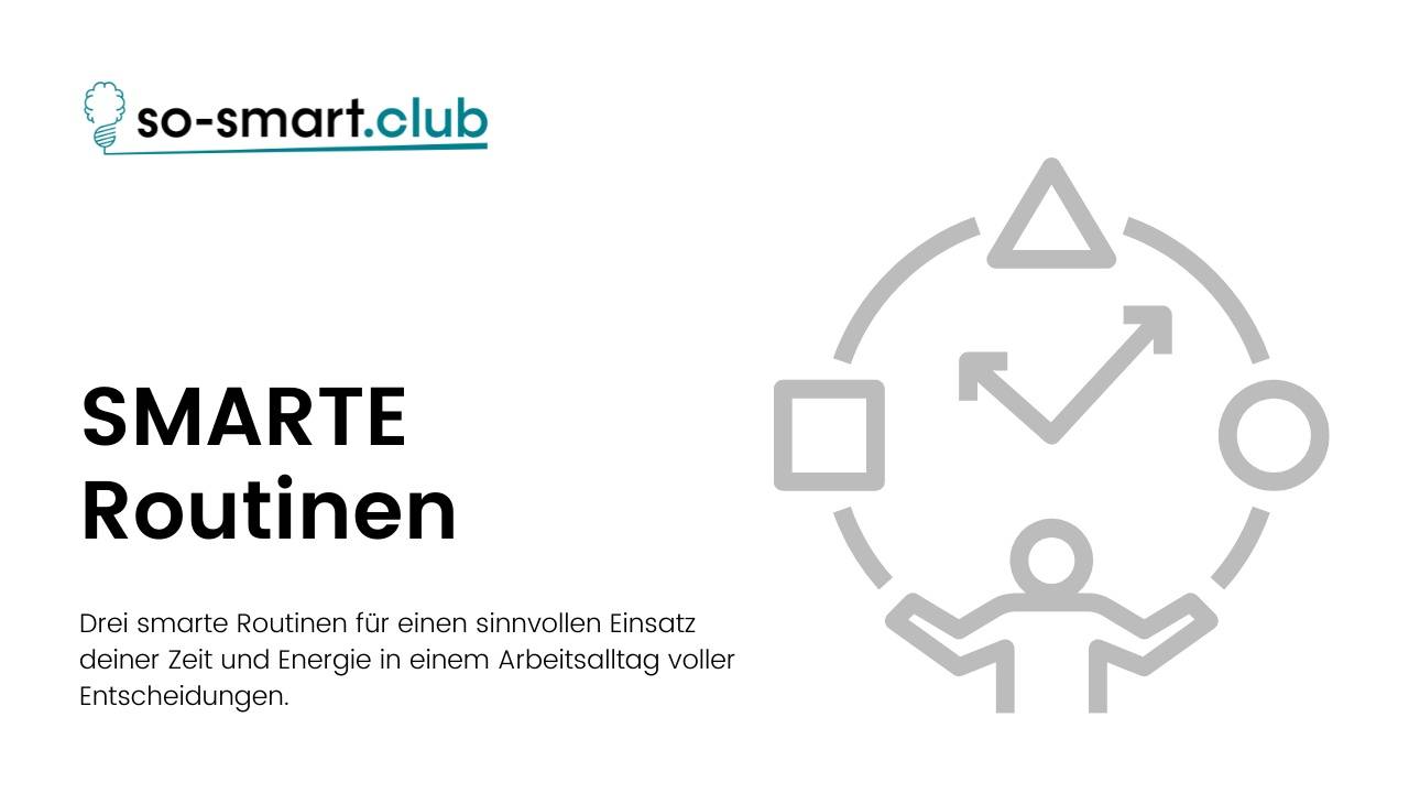 Drei smarte Routinen für einen Wochenplan, der hält