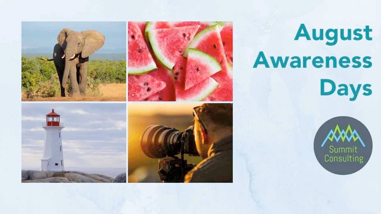 August Awareness Days 2022