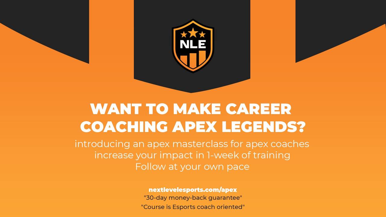 Apex Legends Masterclass Course for coaches to make a career