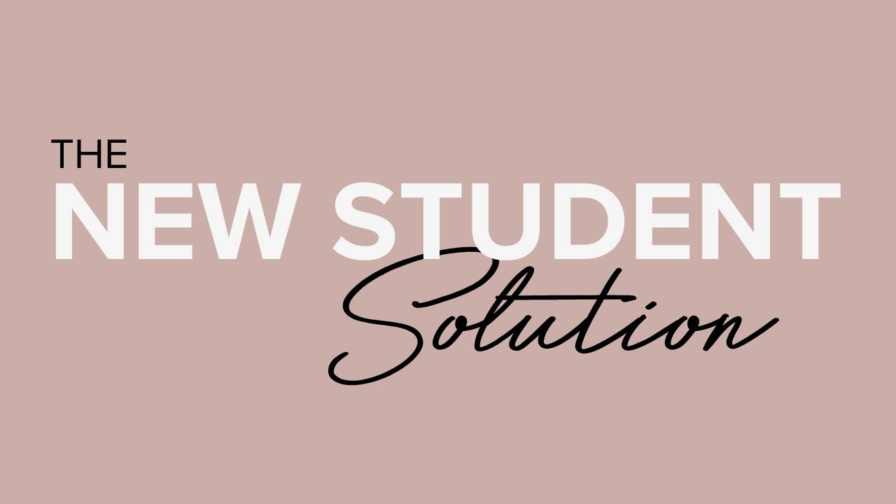 The New Student Solution Opt In