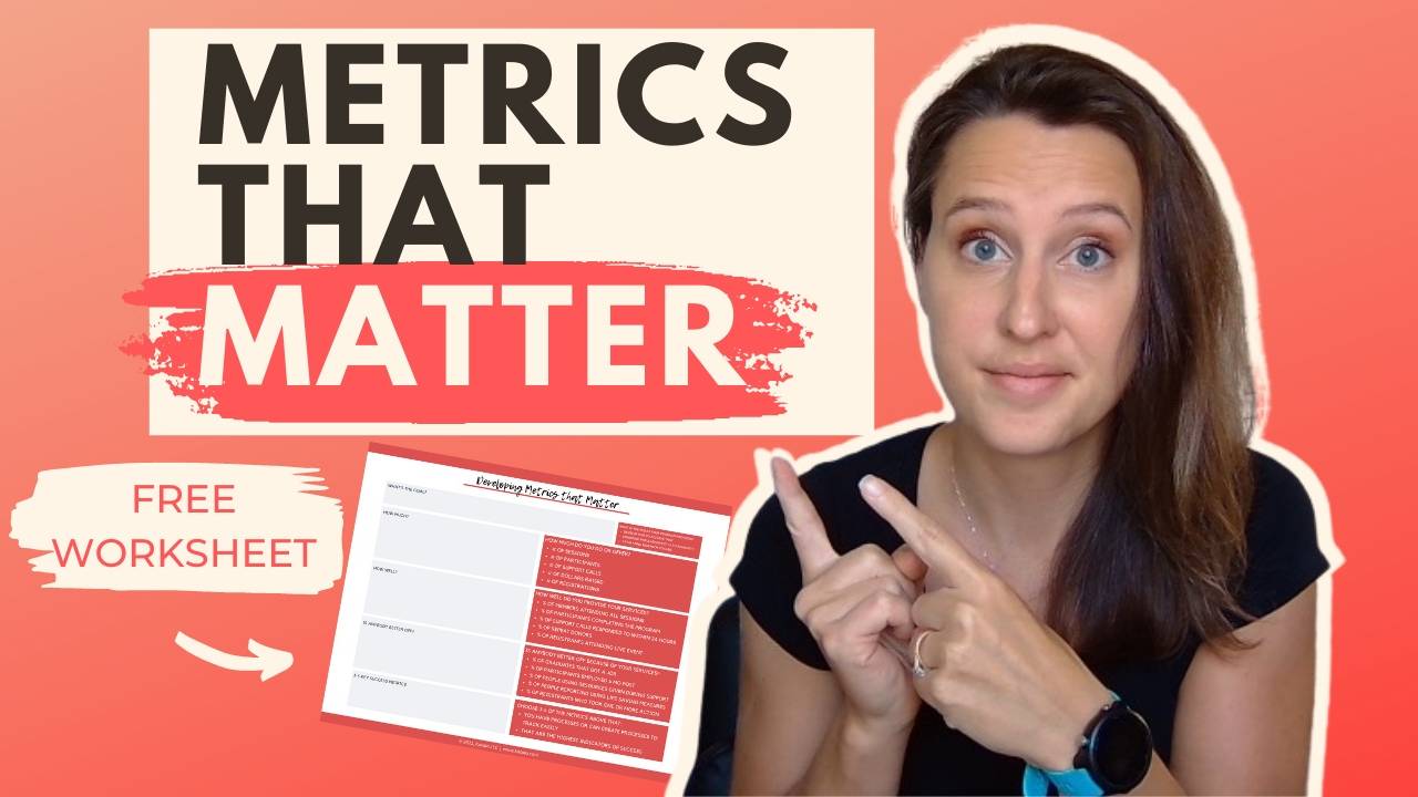 Metrics that Matter- Free Worksheet