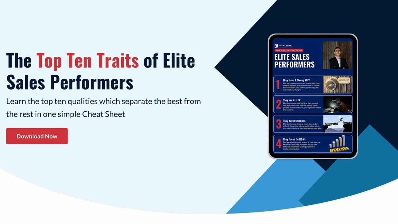 The Top Ten Traits of Elite Sales Performers