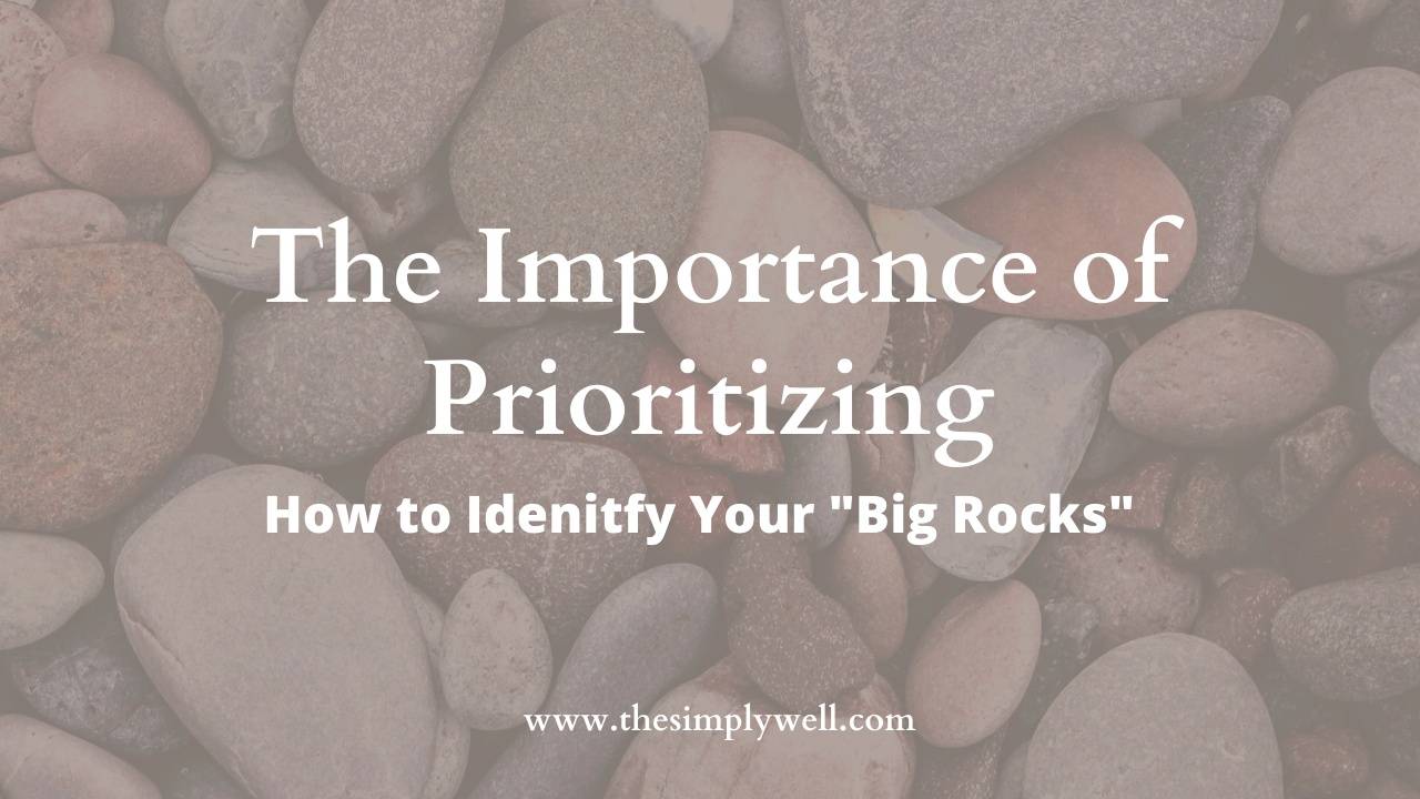 To Maximize Your Effectiveness, Identify Your Big Rocks