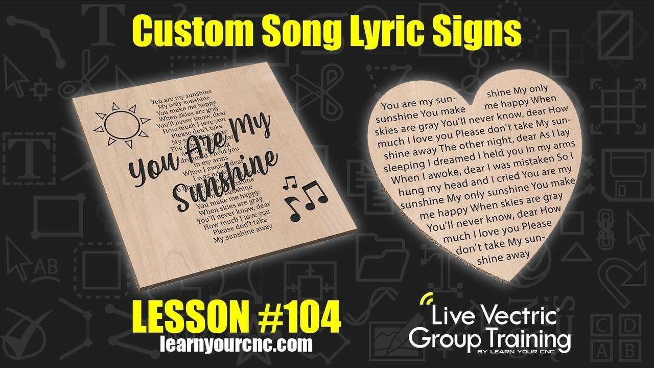 #104: Custom Song Lyric Signs - 8/18/2022