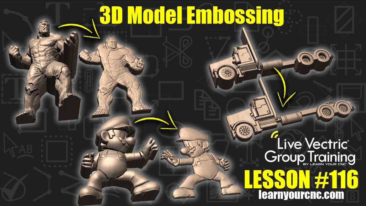 #116: Embossing Large 3D Models