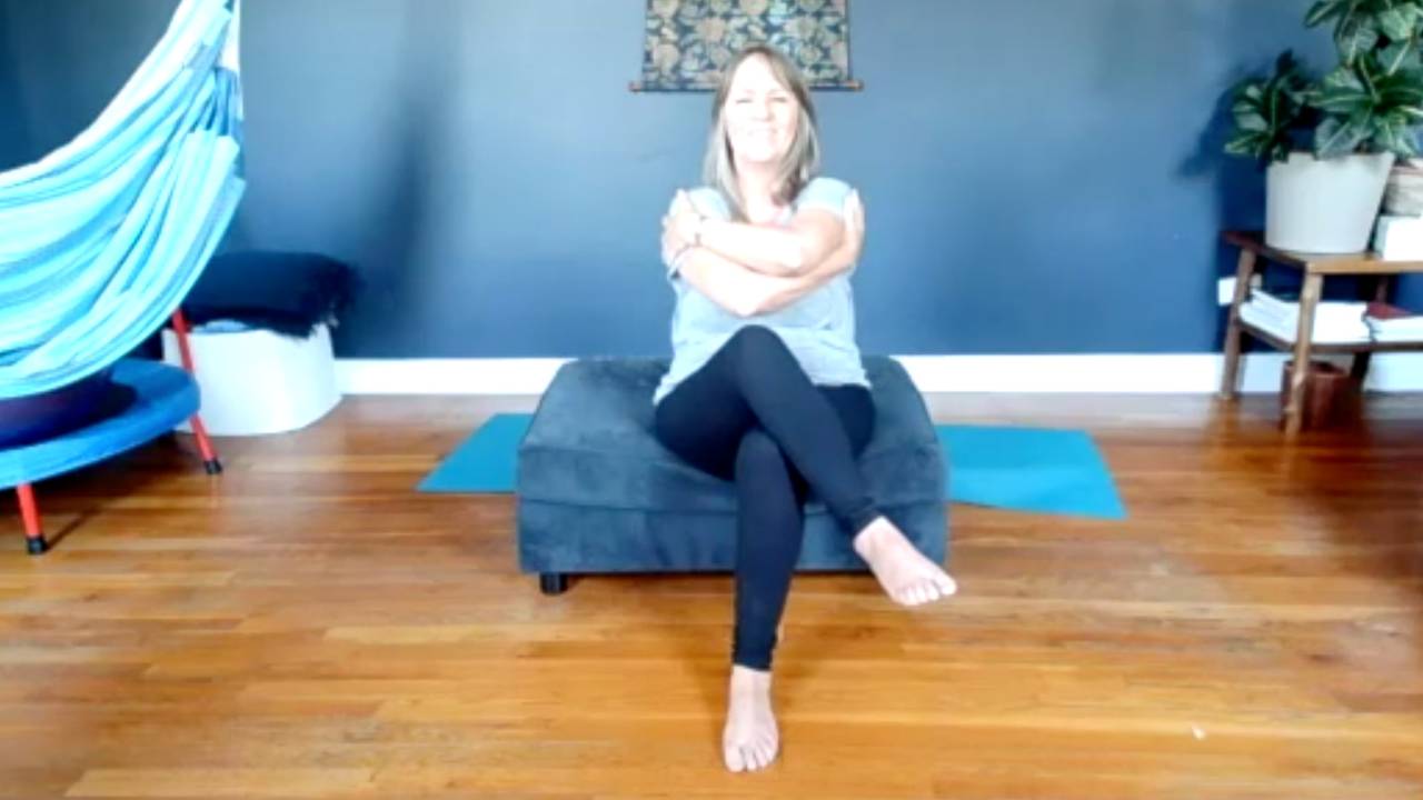 How to Challenge Your Balance With Chair Yoga