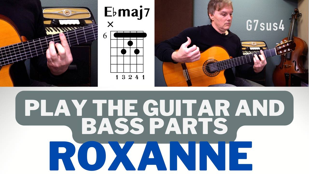 Roxanne Solo Classical Fingerstyle Guitar Guitar Tab