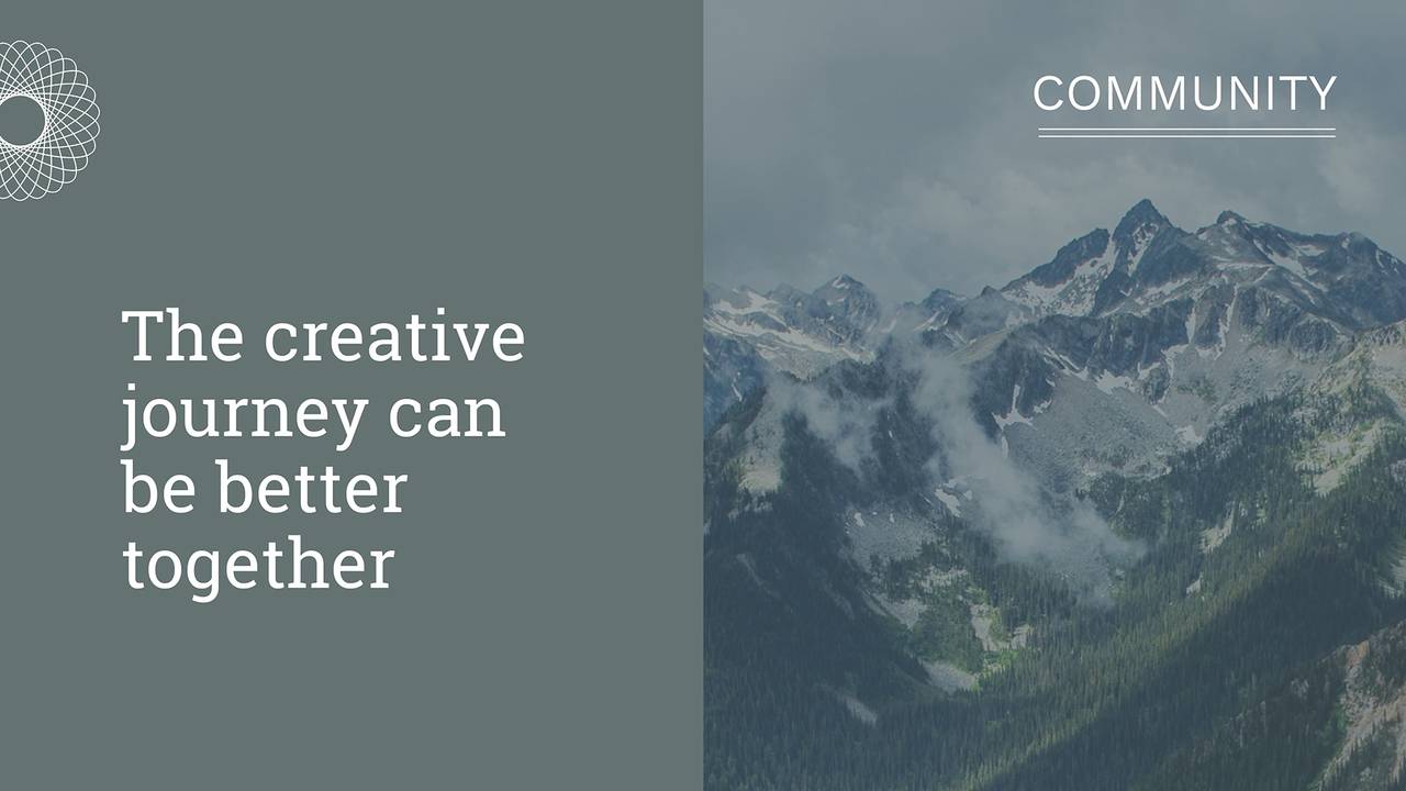 The creative journey can be better together
