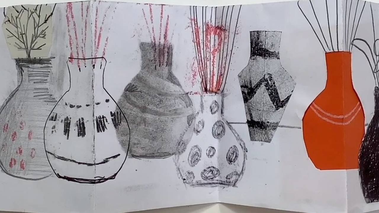 A Simple Concertina Book from A4 Paper