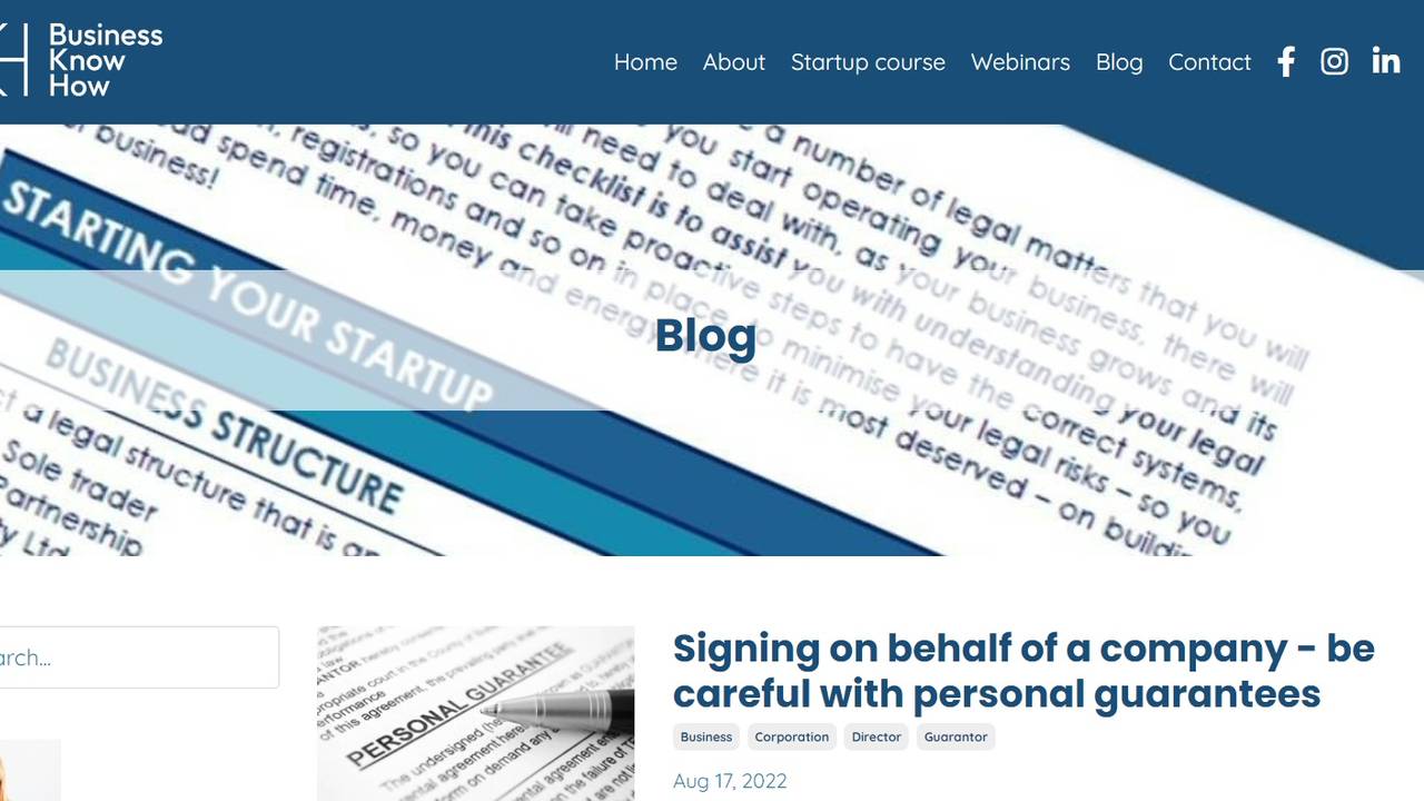 Blogs - Business Know How