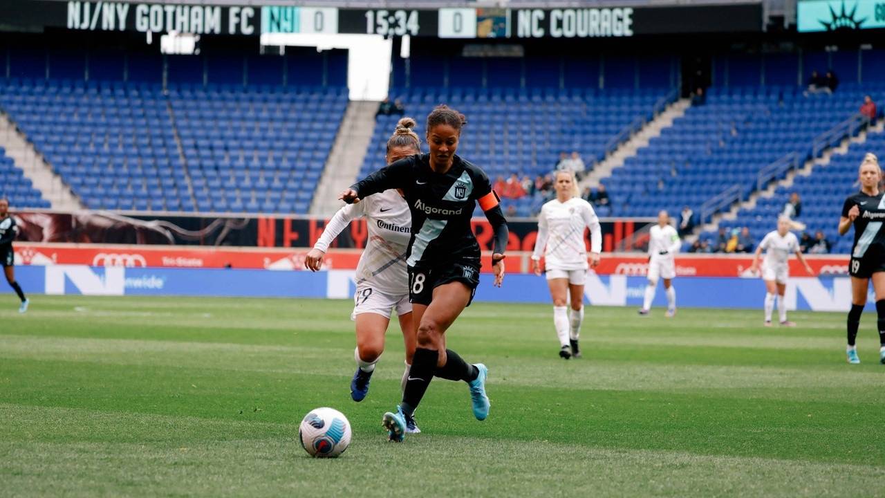 NC Courage to Face NJNY Gotham FC at Red Bull Arena Sun. Sept 4, 2022