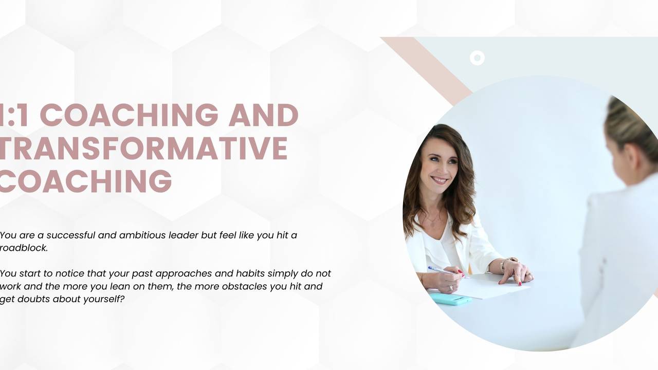 Individual Transformative Coaching to help you achieve your vision