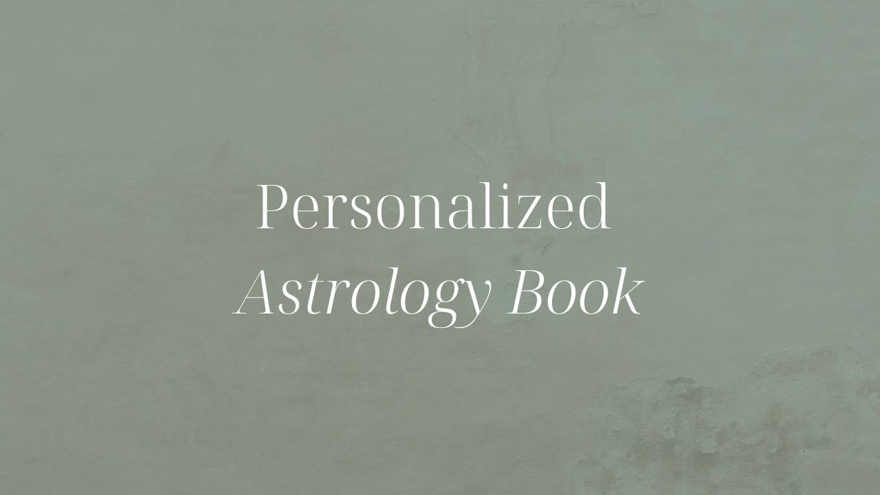 Personalized Astrology Books