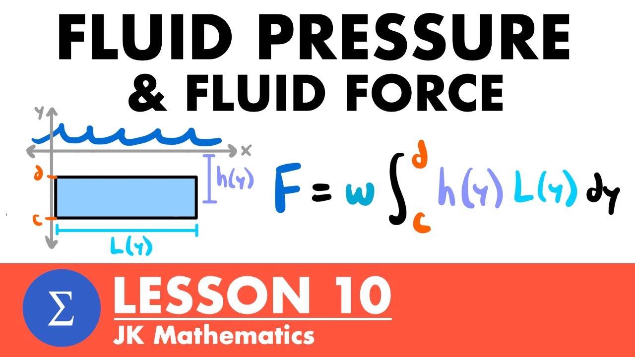 Fluid Pressure & Fluid Force - Calculus 2