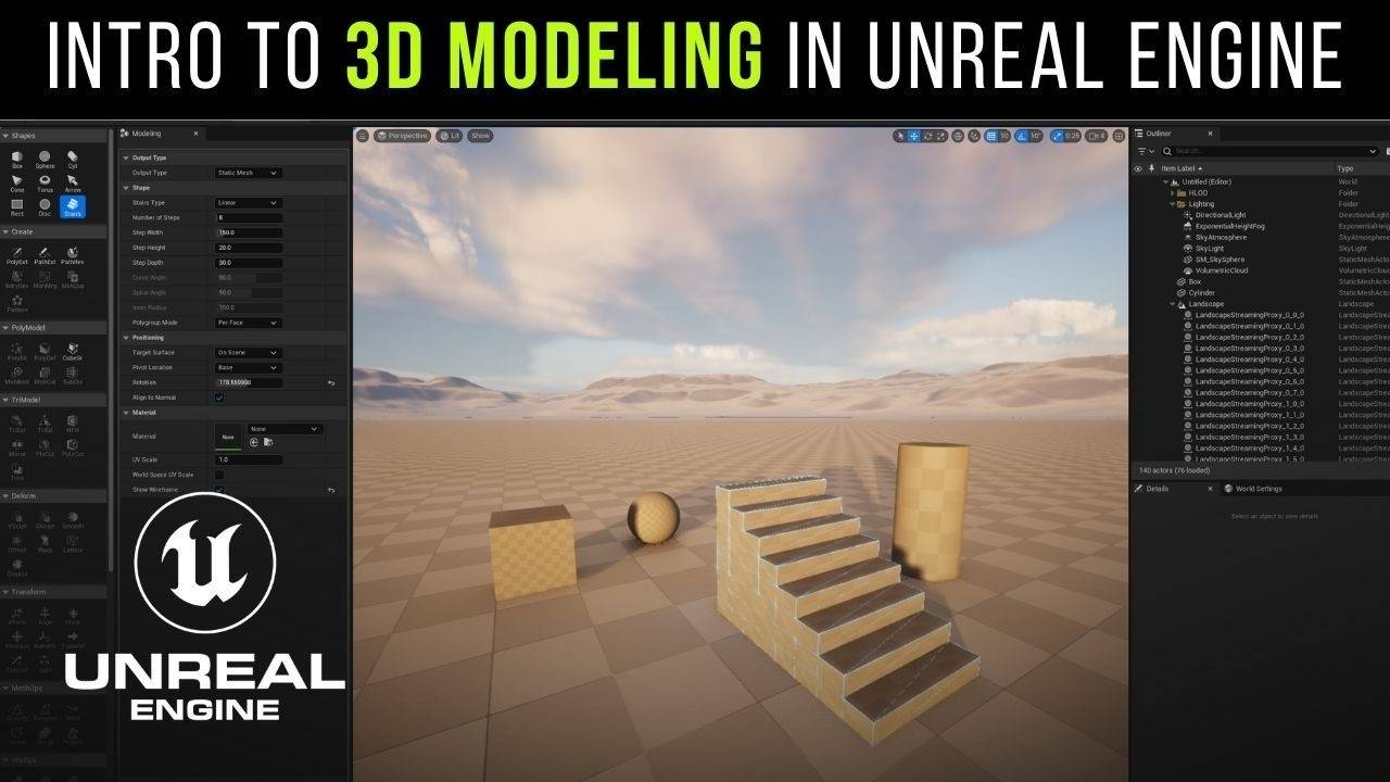 Learn 3D Modeling In Unreal Engine 5